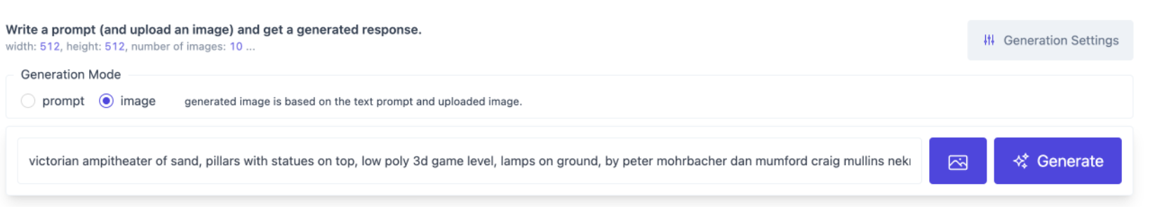Is there somewhere I can change the default number of images to be generated from 6 to 1 ...
