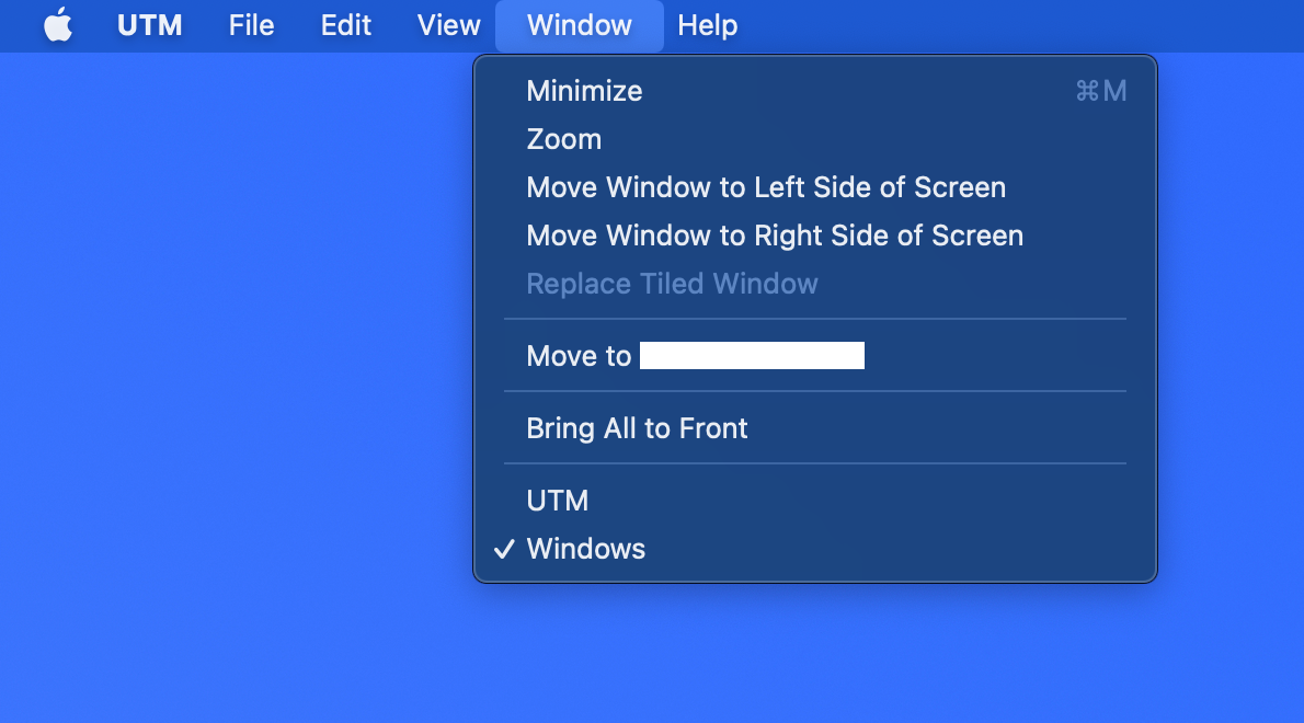 No way to open 'Welcome to UTM' window again while VM is running ...