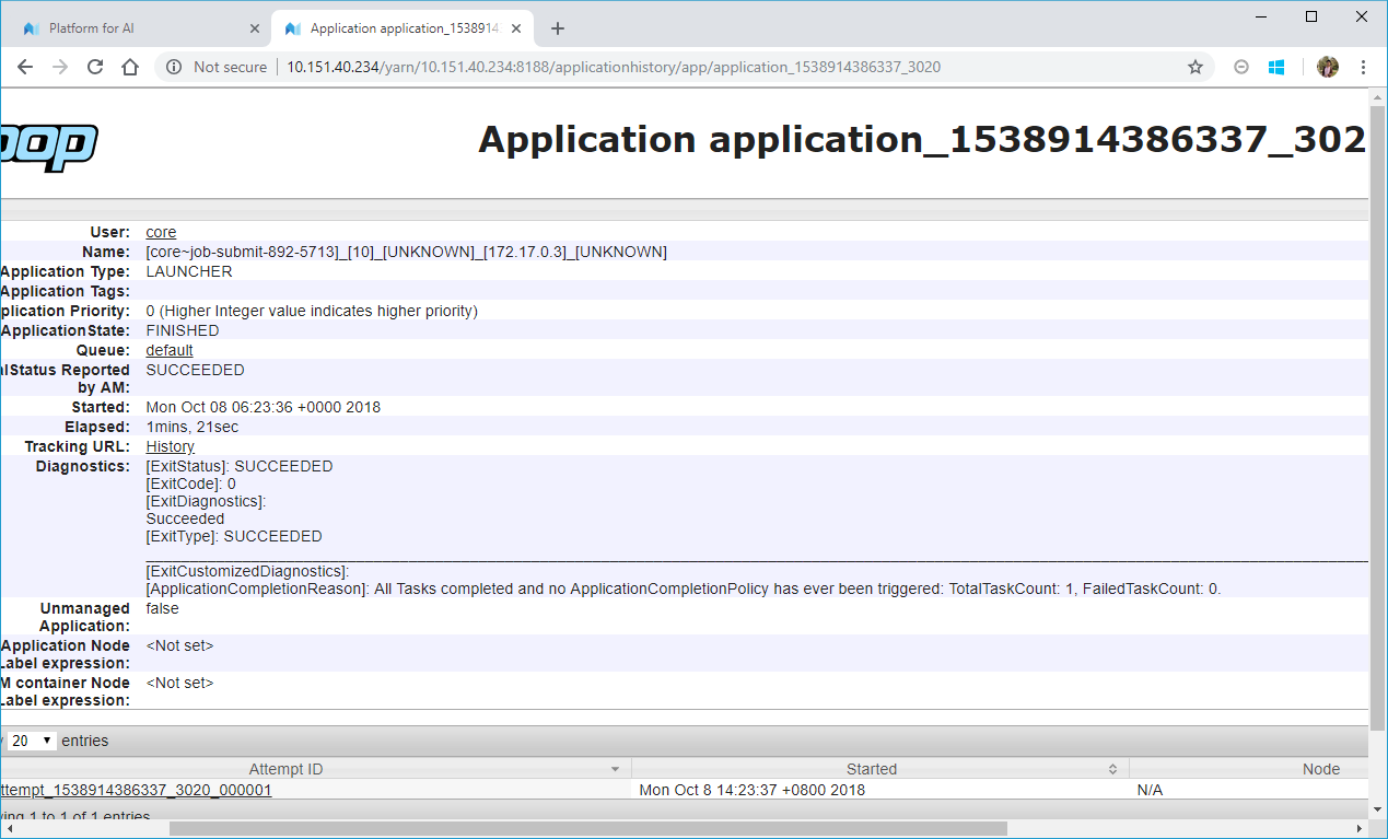 Job finished, but displaying as 'Running' on webportal: 'AM lost after RMResynced' · Issue #1459 ...