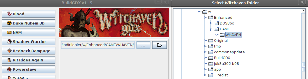 BuildGDX for Witchaven · Issue #242 · luxtorpeda-dev/packages · GitHub