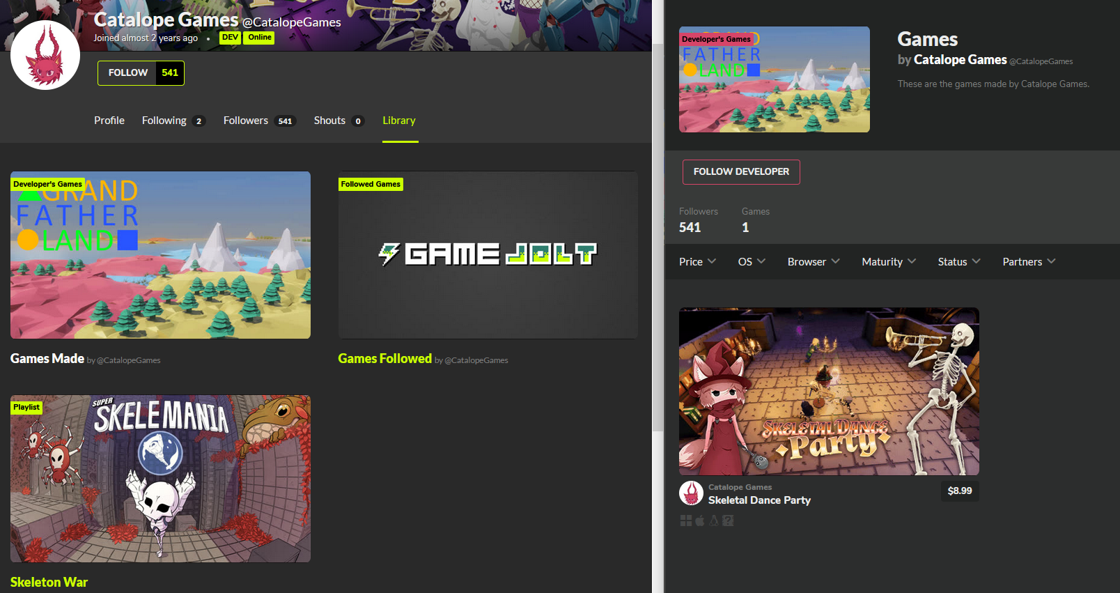 Thumbnail for Games Made features hidden games · Issue #358 · gamejolt ...