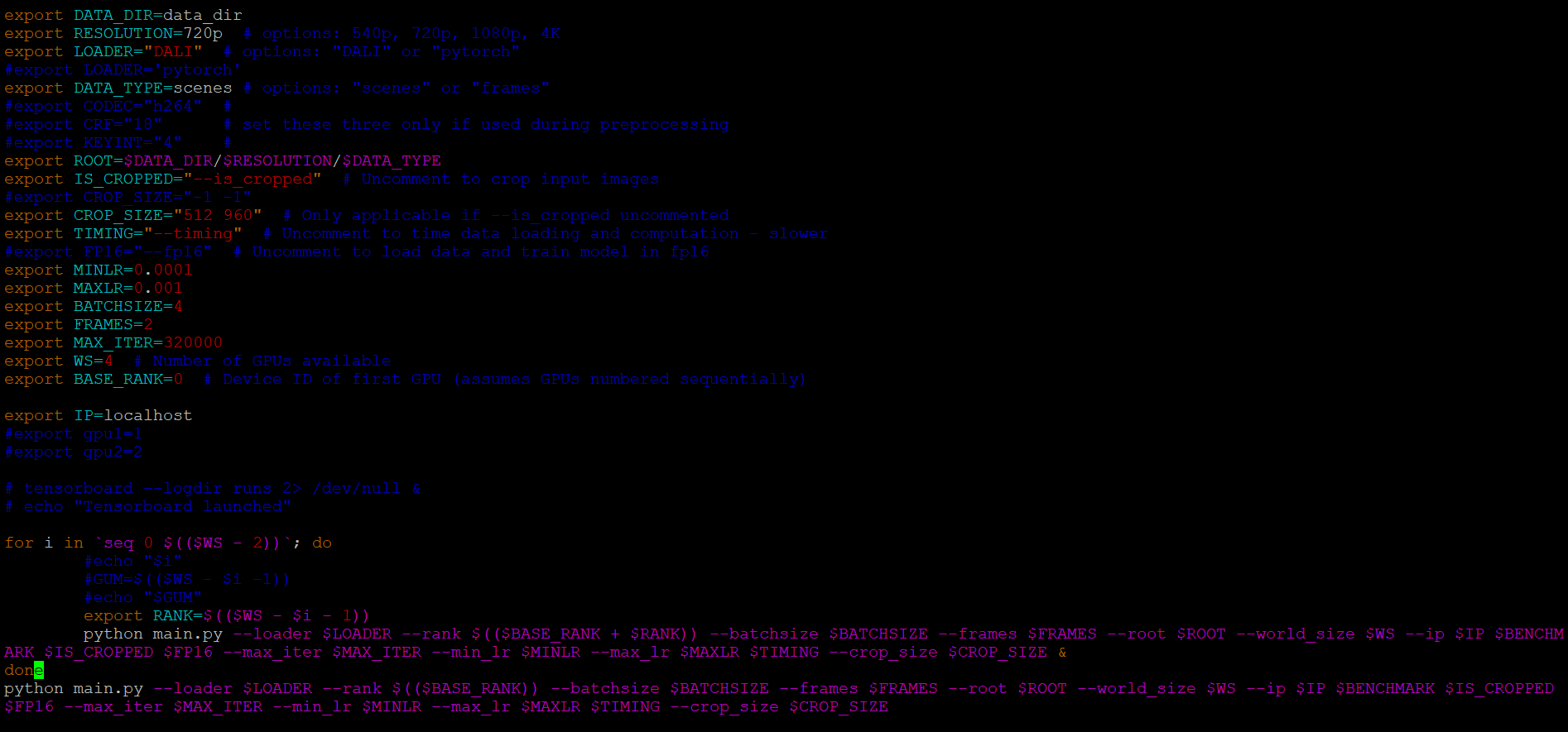 Code freezes when attempted to run on multiple GPUs · Issue #946 · NVIDIA/DALI · GitHub