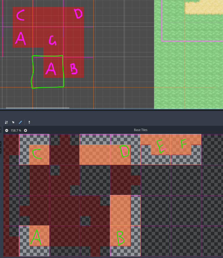 The new terrain system doesn't match full 3x3 bitmasks · Issue #64769 · godotengine/godot · GitHub