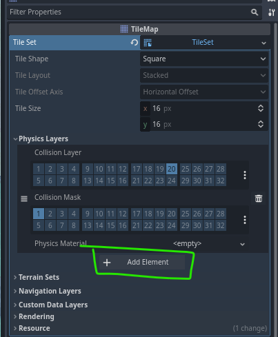 Adding a second physics layer to a tilemap causes weird error and crash in certain situations ...