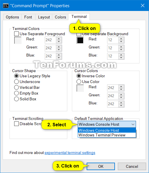 Missing "Default terminal application" option · Issue #10869 · microsoft/terminal · GitHub