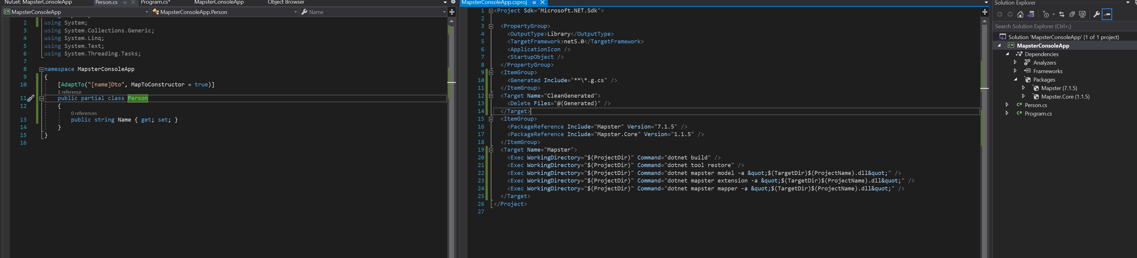 Mapster.tool fails on types derived from external types · Issue #319 · MapsterMapper/Mapster ...