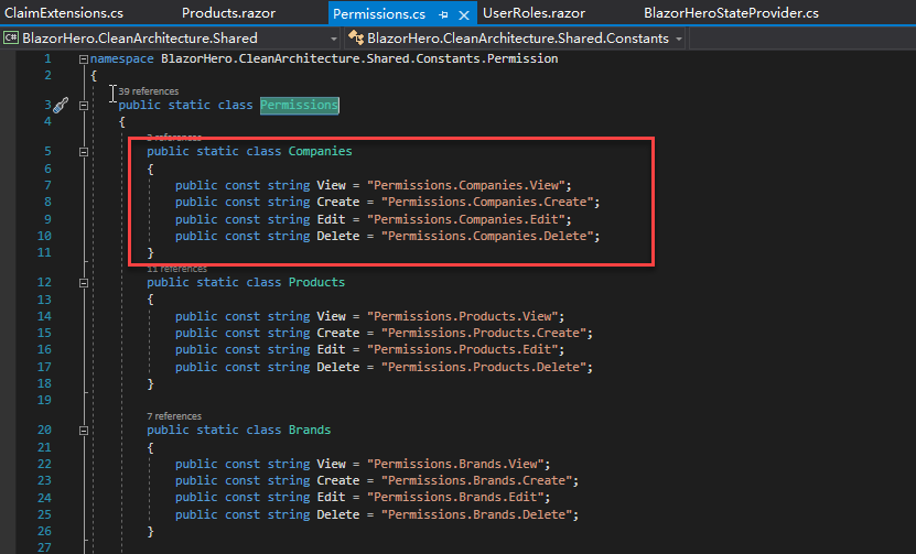 how to add new Permissions · Issue #103 · fullstackhero/blazor-starter-kit · GitHub