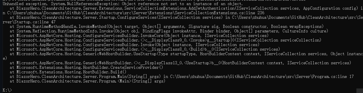 when I deployed to local folder,run error · Issue #257 · fullstackhero/blazor-starter-kit · GitHub
