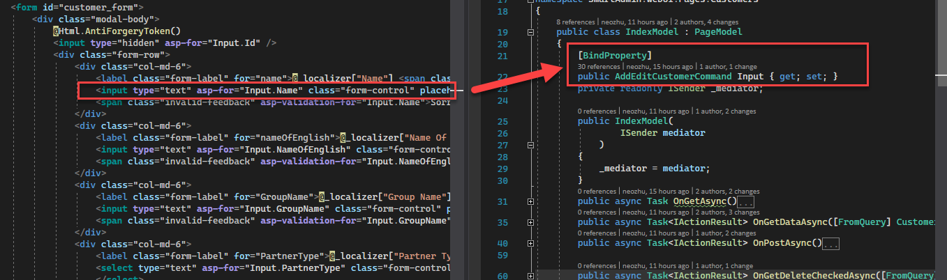How does the validation make available work on binding properties in razor pages project ...