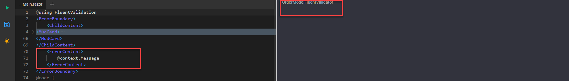 #5105 There is another scenario: not catch exception when use FluentValidation vaildate. · Issue ...