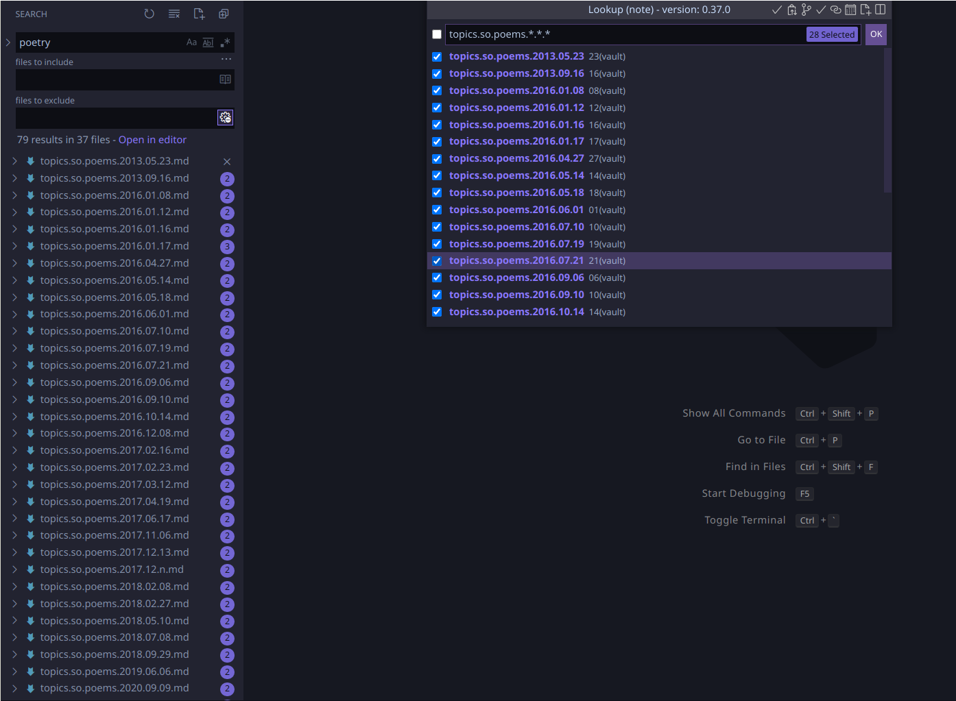 Missing results from lookup · Issue #644 · dendronhq/dendron · GitHub