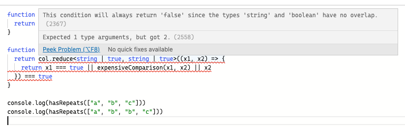 Reduce collection without initialValue and type arguments not working as expected · Issue #43360 ...
