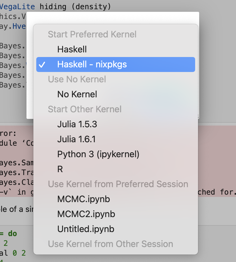 Disabling IHaskell widget support · Issue #1377 · IHaskell/IHaskell · GitHub