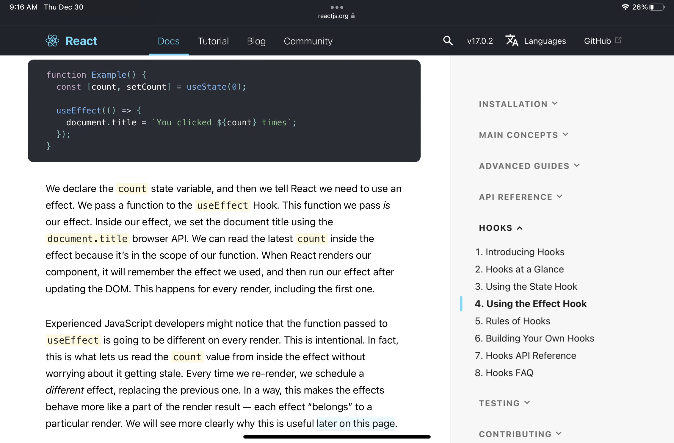 Text In Safari Dark Mode Not Legible Issue 4201 Reactjs react dev text-in-safari-dark-mode-not-legible-issue-4201-reactjs-react-dev