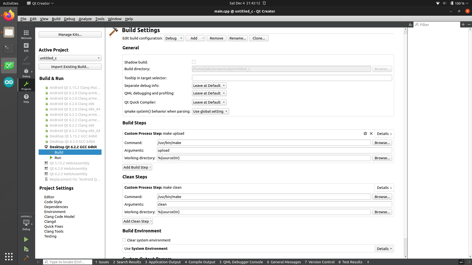 Sadly not working anymore Qt Creator 4.13.0 , Based on Qt 5.15.0 (GCC 5 ...