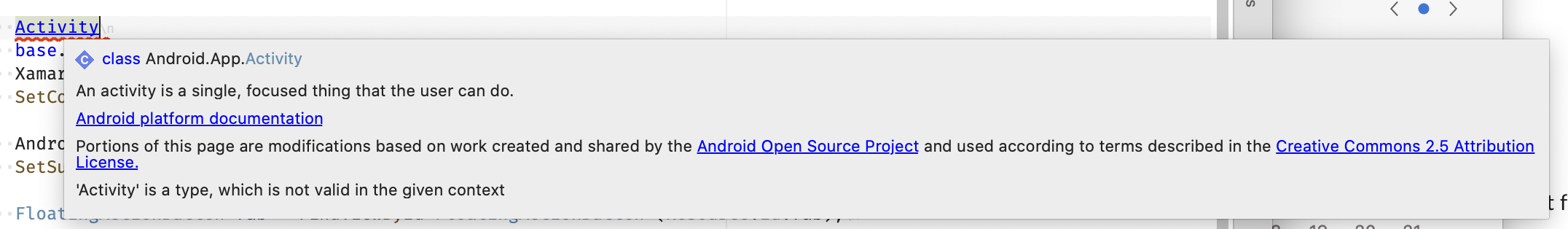 Showing in QuickInfo results in very large tooltips for Xamarin · Issue #42606 · dotnet/roslyn ...