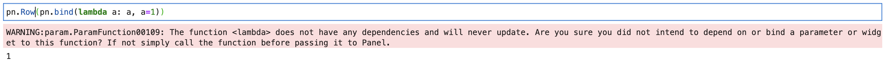 Warn when bound function without any parameter arguments is passed to Param{Method|Function ...