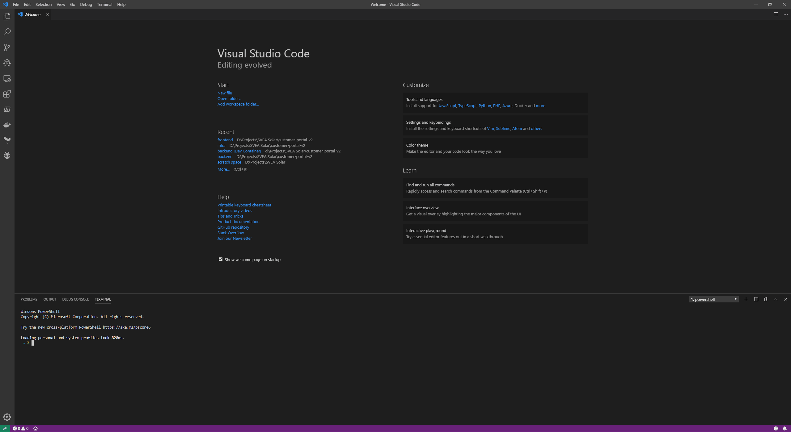Remember resized maximized panel's height · Issue #66303 · microsoft ...