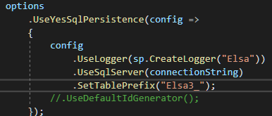 Elsa 2 - Startup issue with yessql (SqlTransaction has completed; it is no longer usable ...