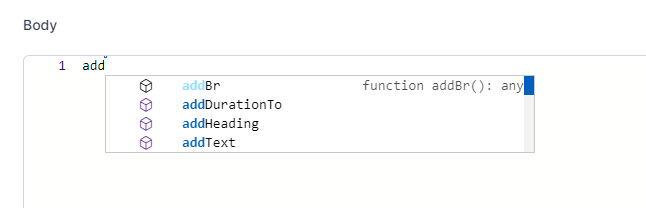 Editor intellisense disappears - given a particular context · Issue ...