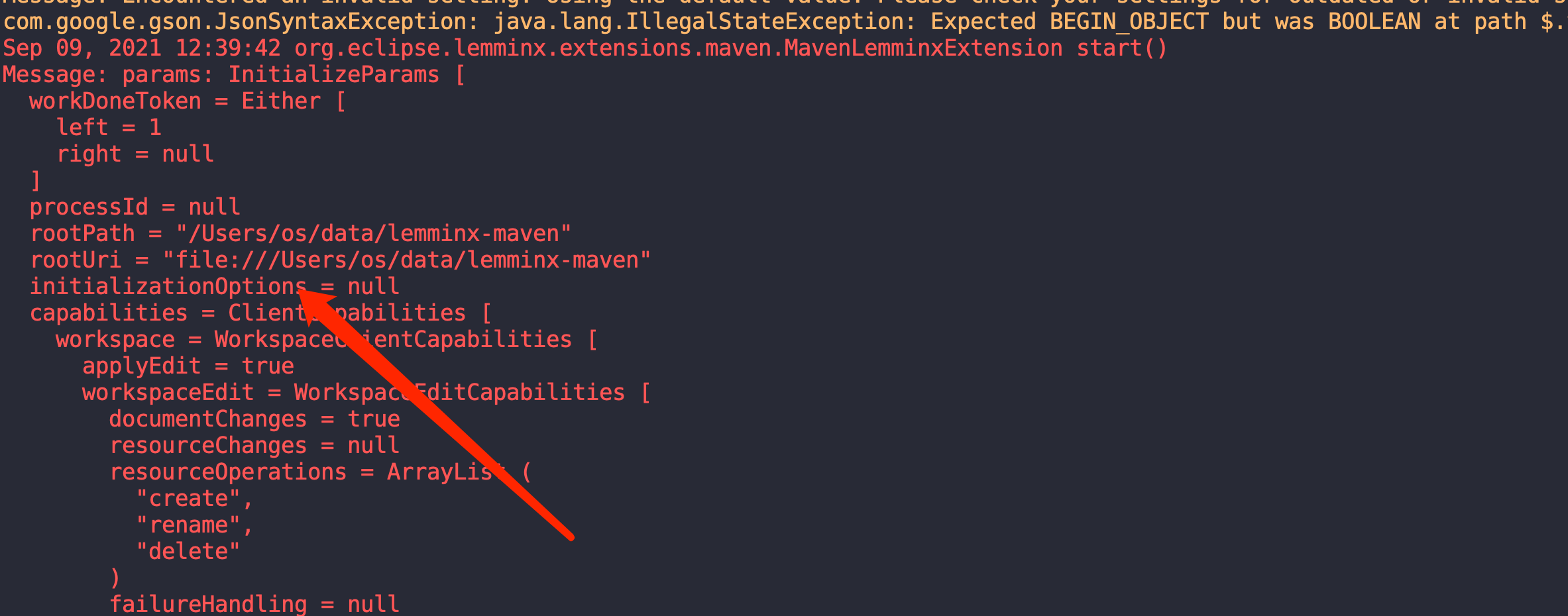 interation lemminx-maven in emacs'lsp-mode . maven's settings cannot get then throw NPE · Issue ...