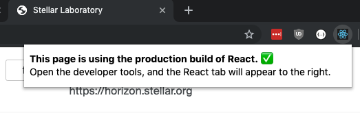Stellar Laboratory is running in development mode · Issue #319 · stellar/laboratory · GitHub