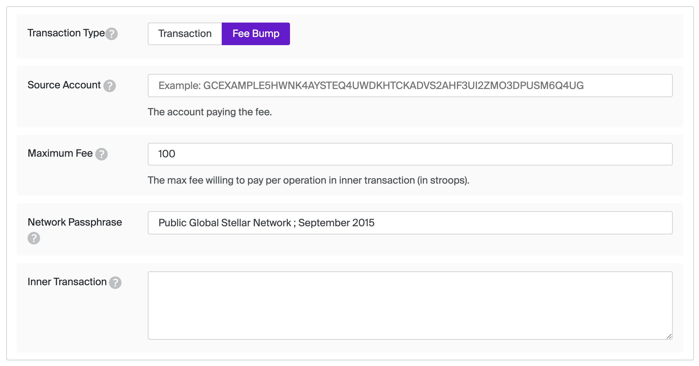 Feature Request: Update TransactionBuilder to support ...