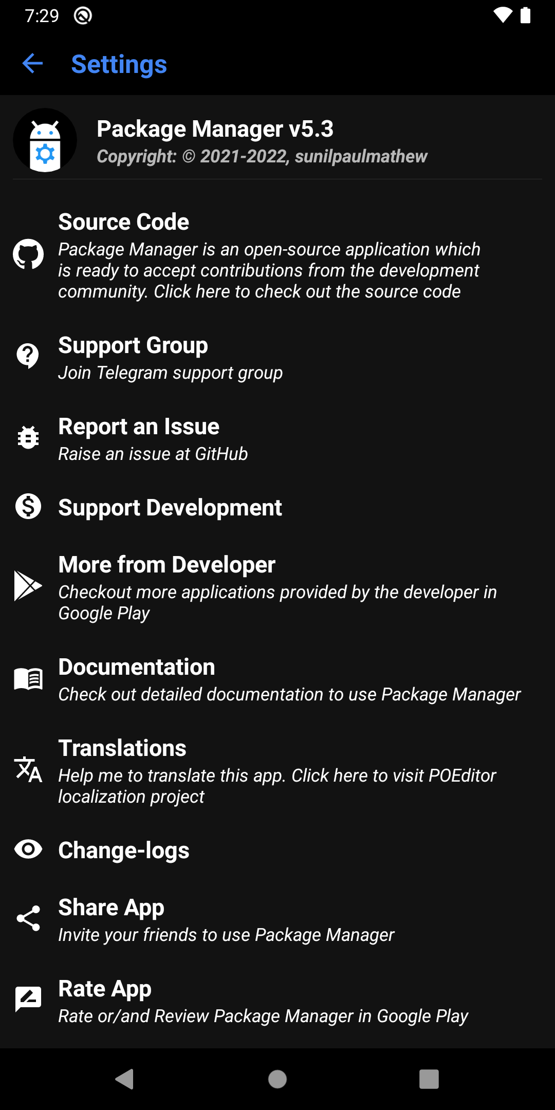 Remove exclamation marks · Issue #57 · SmartPack/PackageManager · GitHub