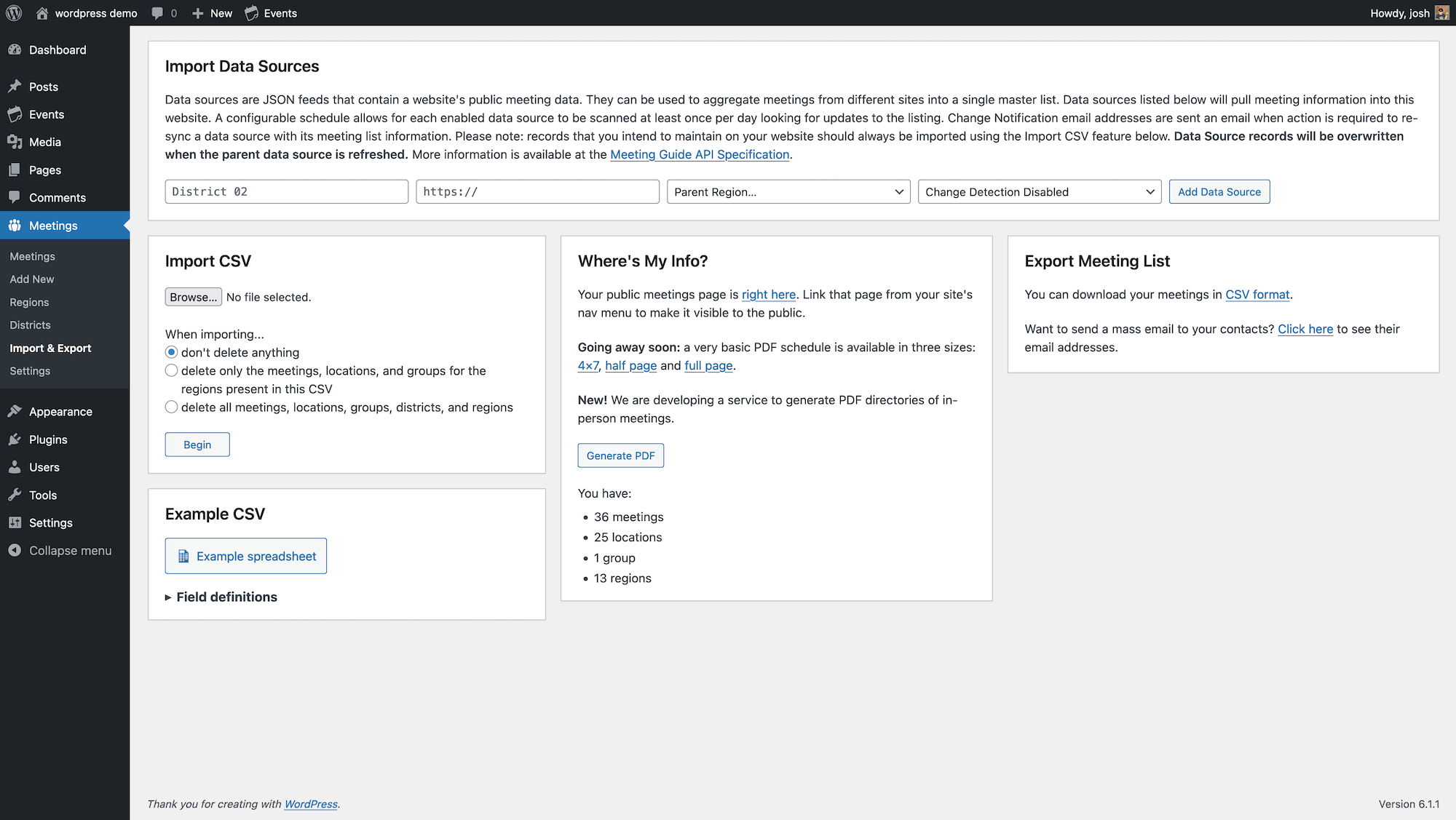 Split Import & Settings · Issue #1028 · code4recovery/12-step-meeting-list · GitHub