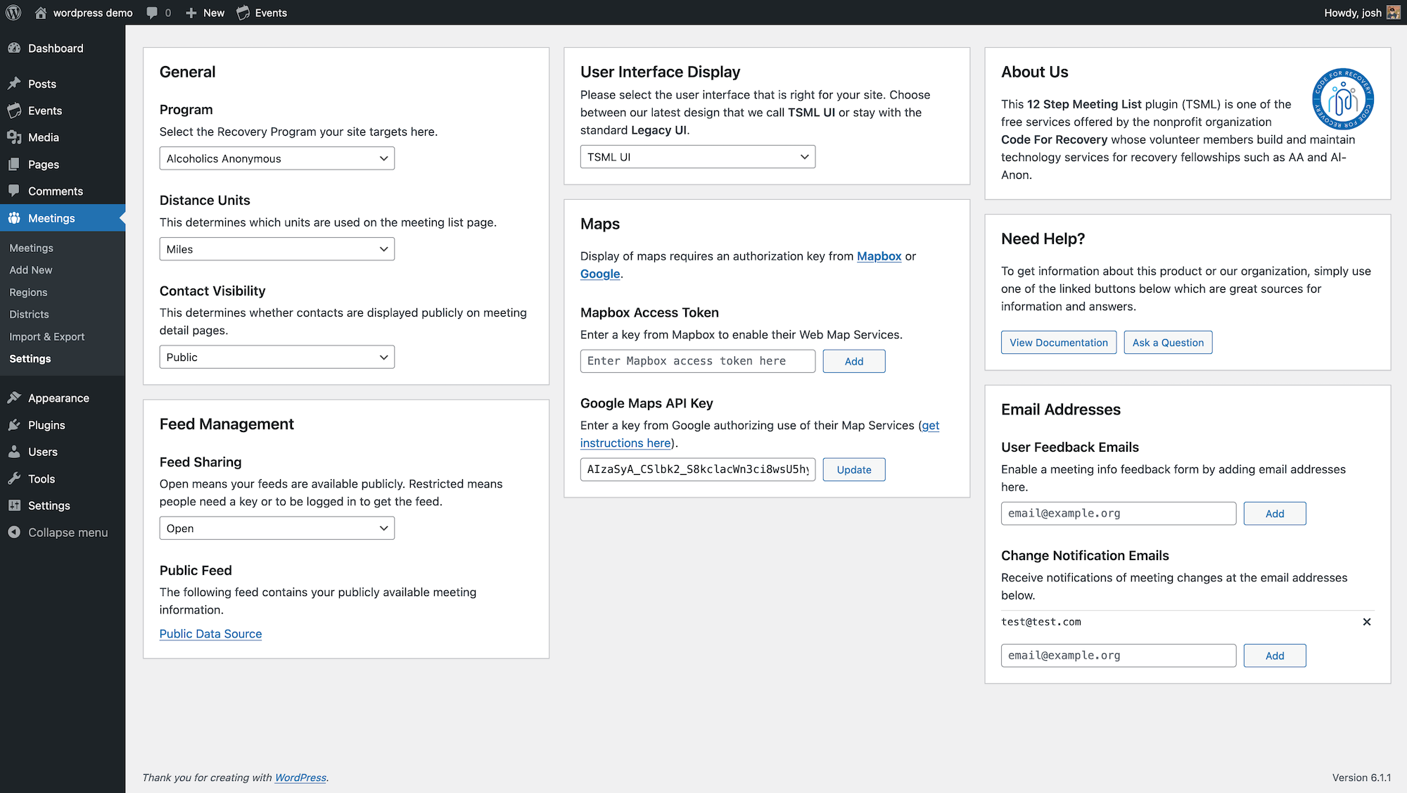 Split Import & Settings · Issue #1028 · code4recovery/12-step-meeting-list · GitHub