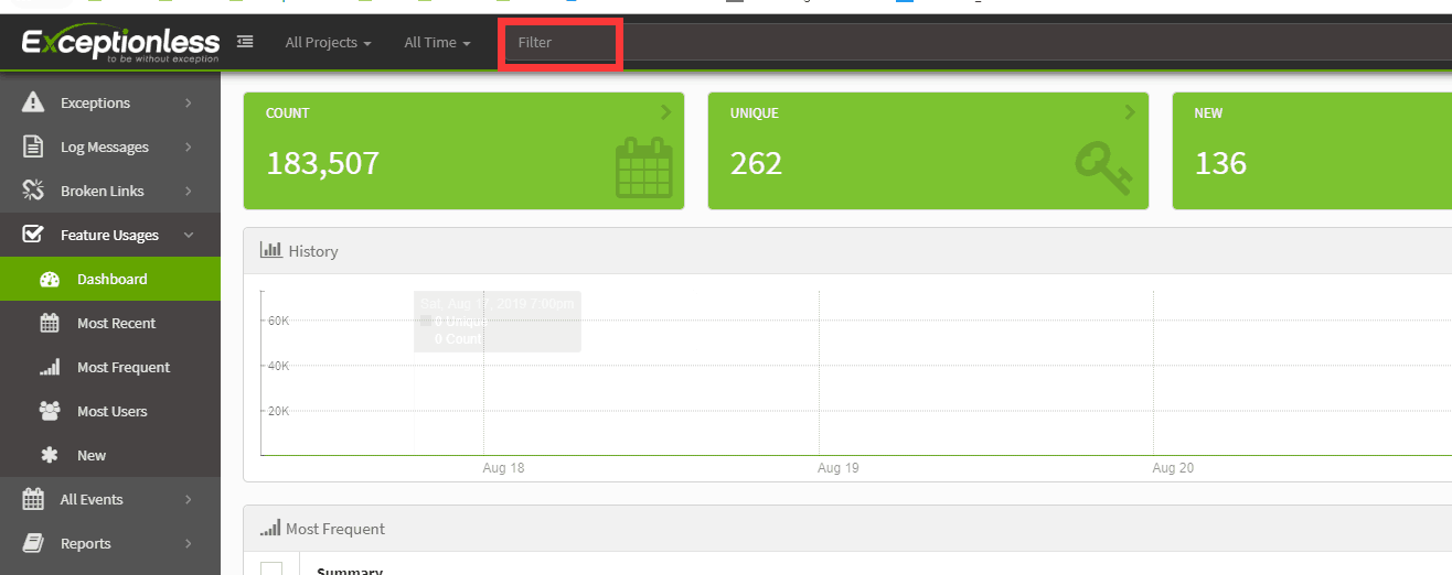 most usage events hidden in exceptionless · Issue #444 · exceptionless/Exceptionless · GitHub
