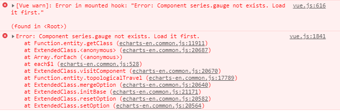 Component series.bar not exists. Load it first. · Issue #181 · ecomfe/vue-echarts · GitHub