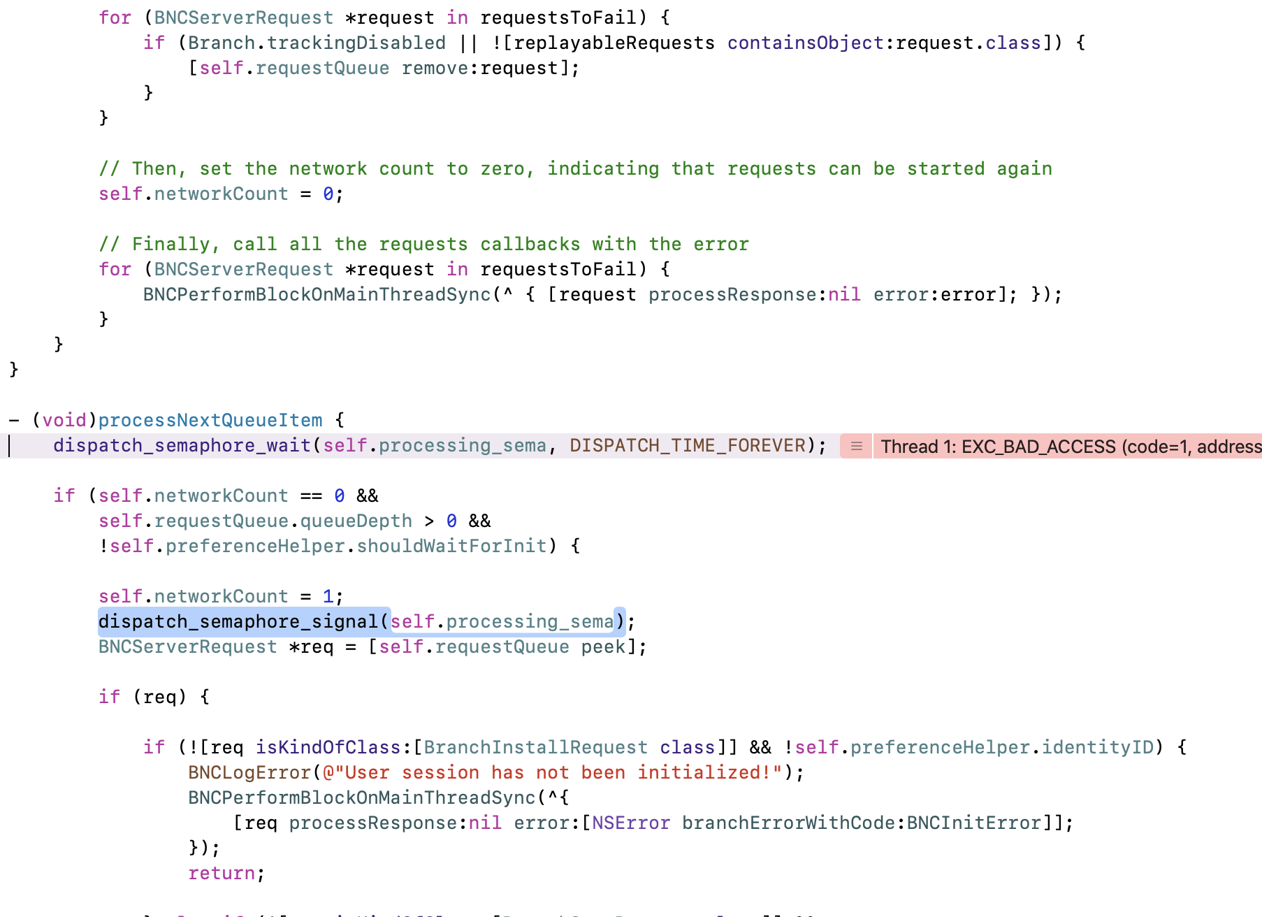 Crash during initalisation. · Issue #964 · BranchMetrics/ios-branch-deep-linking-attribution ...