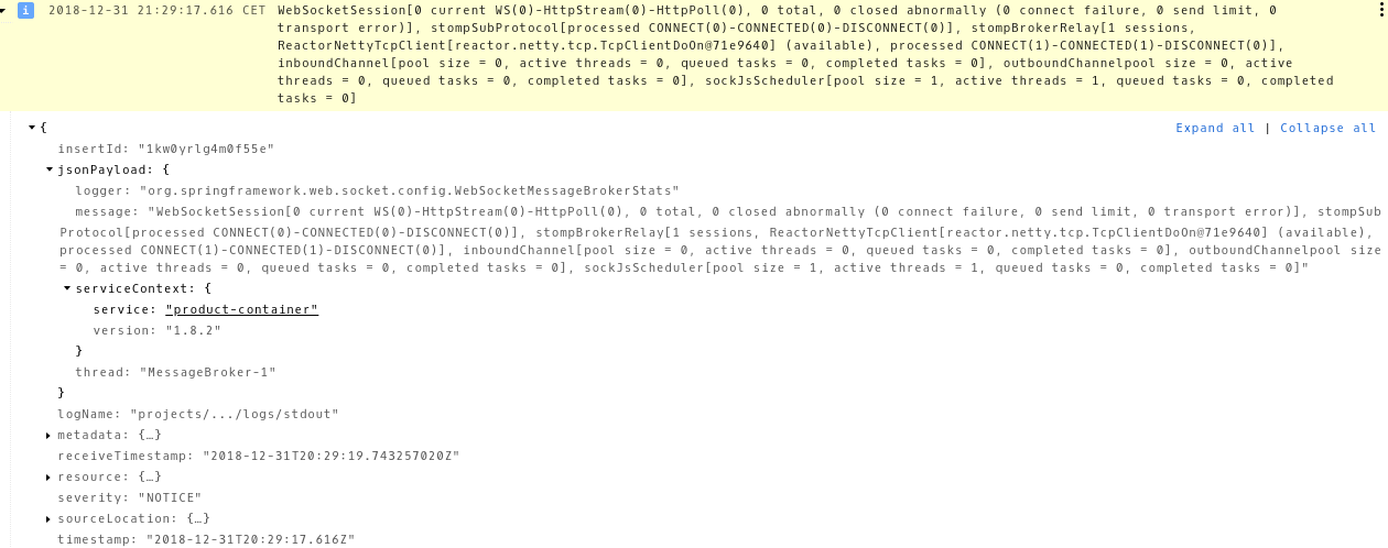 GKE single-line JSON logging · Issue #72460 · kubernetes/kubernetes ...