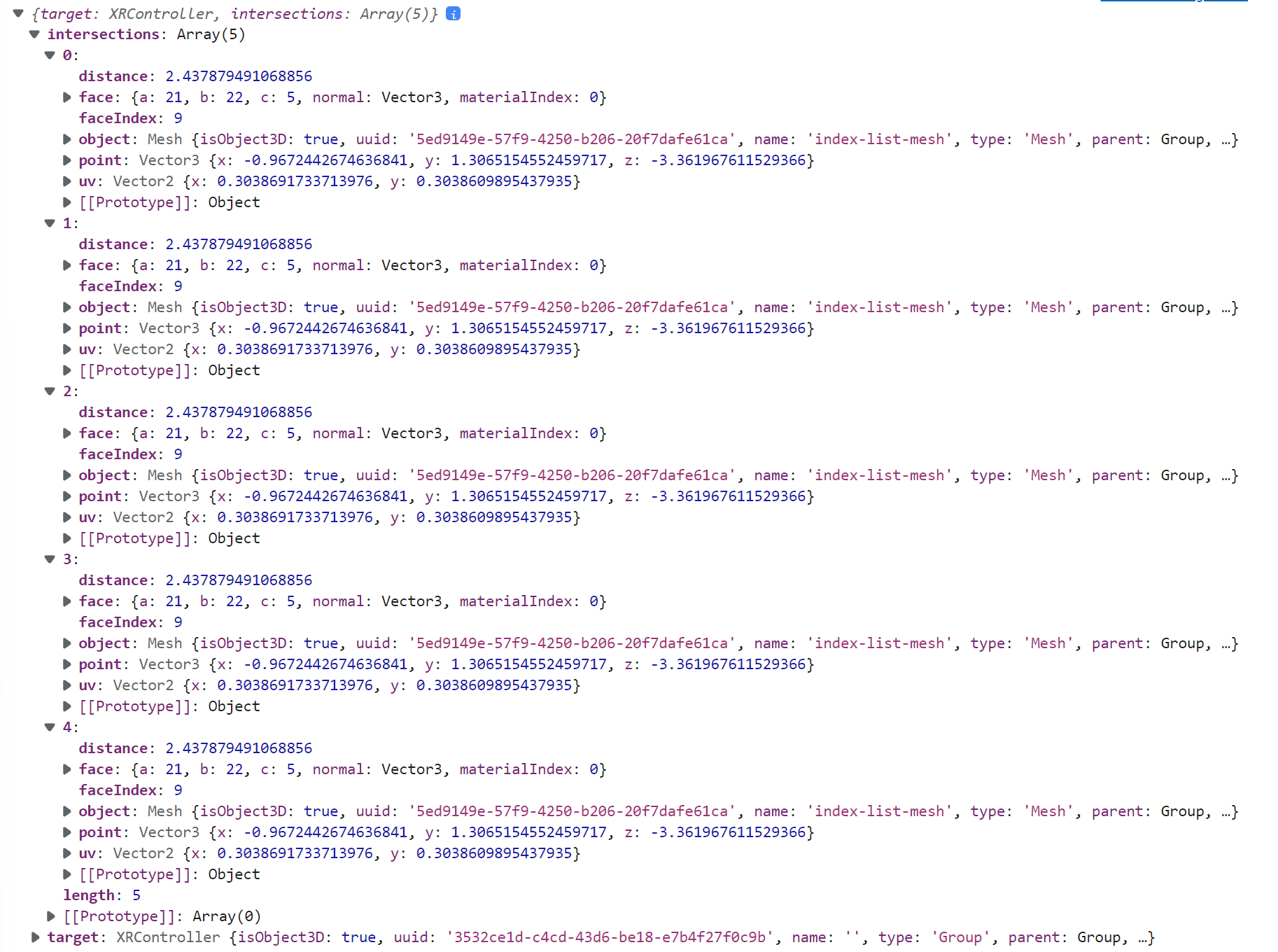 Intersections are duplicated on select events · Issue #163 · pmndrs ...