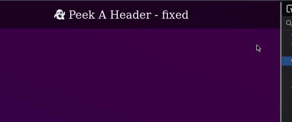 GitHub - Oak-Digital/peek-a-header: A header that can automatically ...
