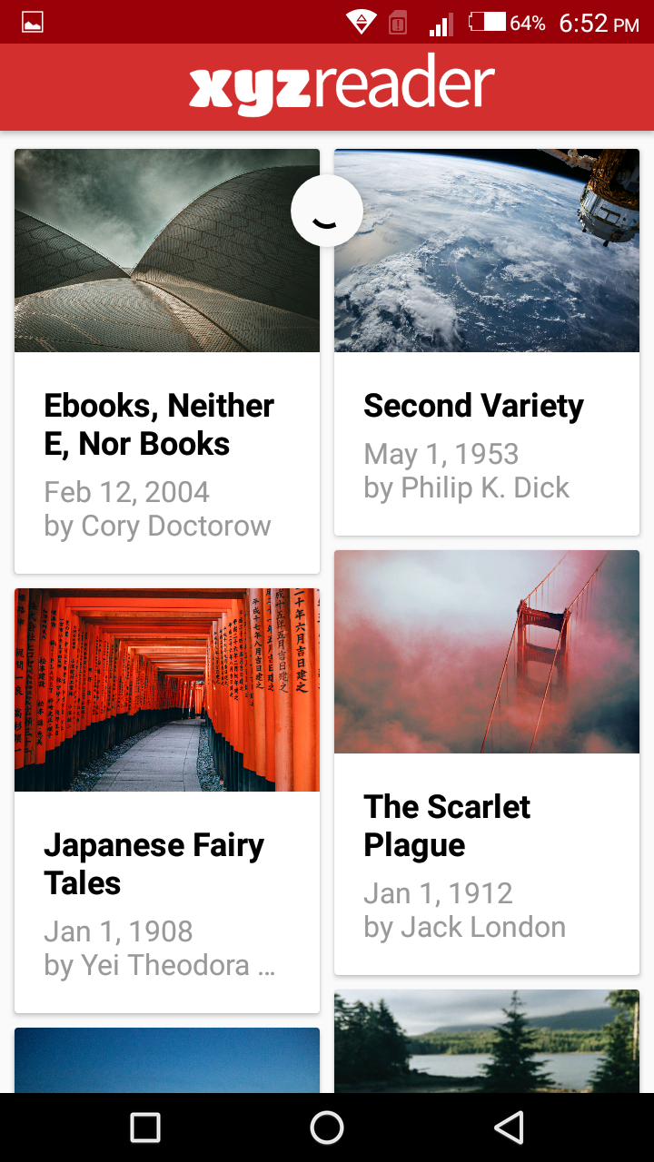 GitHub - skrskr/xyz-reader: Udacity android developer nanodegree project 5