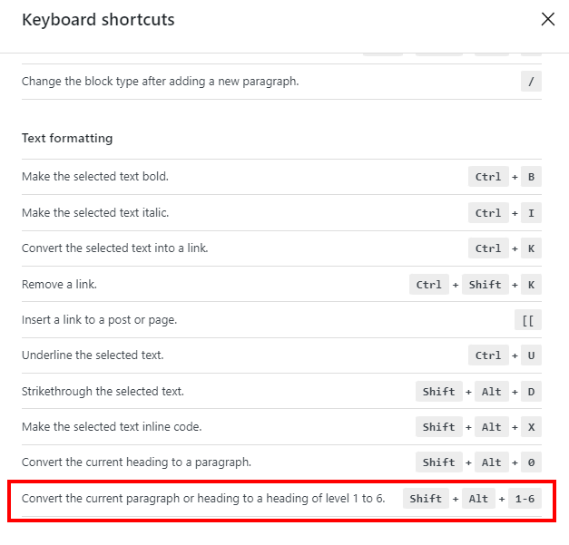 Keyboard shortcut not workinh for GB heading block · Issue #1091 · tomusborne/generateblocks ...