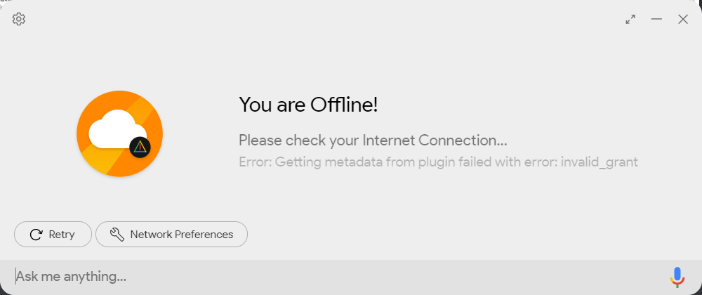 Encountering "offline" error due to invalid_grant · Issue #166 · Melvin ...
