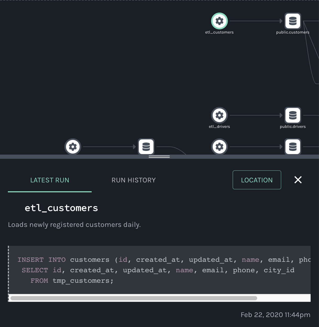 Grey out `location` button when link to code does not exist · Issue #2302 · MarquezProject ...