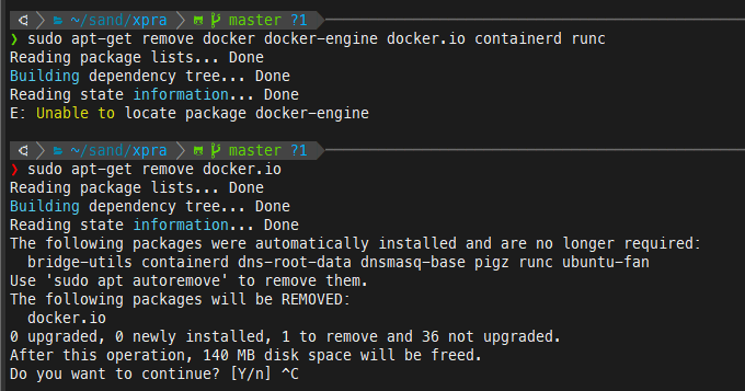 Apt Get Remove Command Doesnt Remove Installed Packages If A Package Isnt Found · Issue 2250