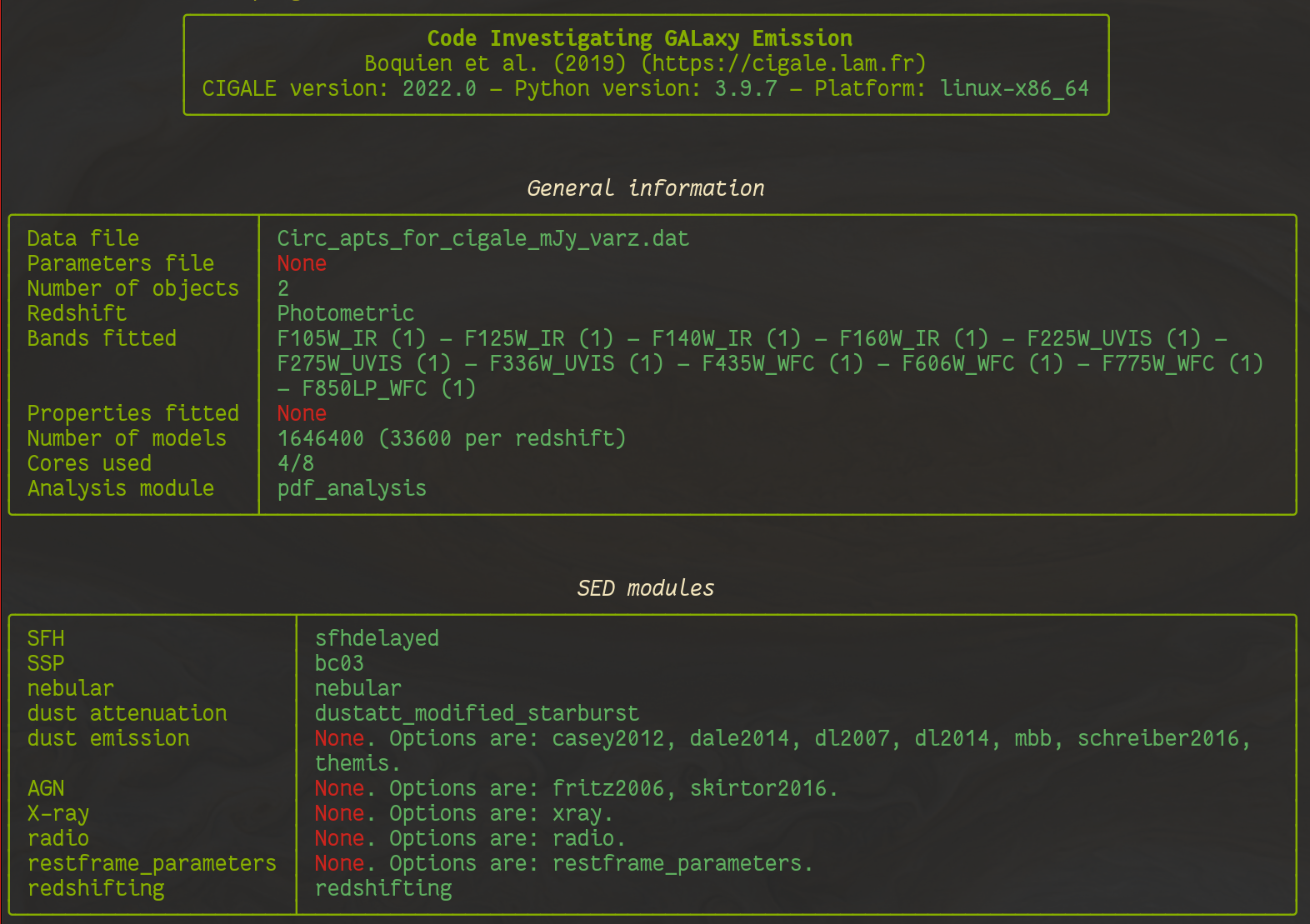 Welcome to cigale Discussions! · mboquien cigale · Discussion #1 · GitHub