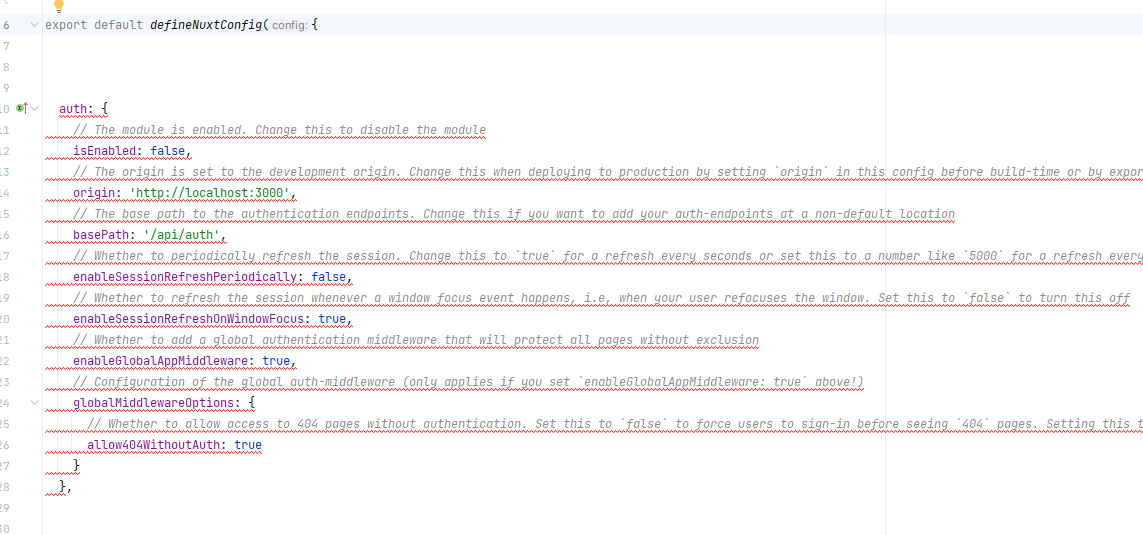 Object literal may only specify known properties · Issue #160 · sidebase/nuxt-auth · GitHub