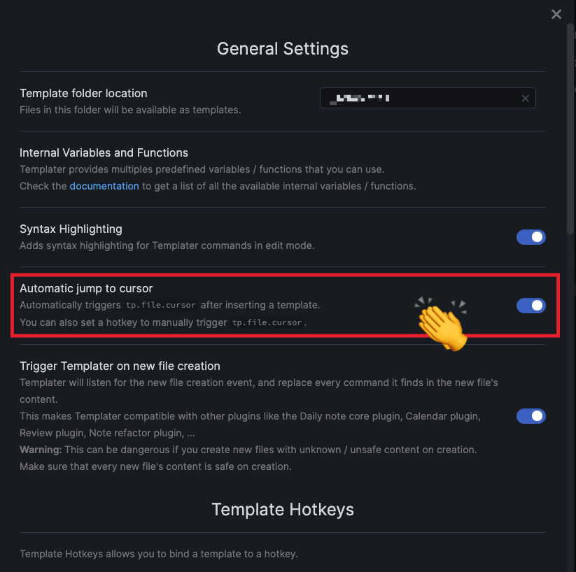 Set cursor position automatically · SilentVoid13 Templater · Discussion #490 · GitHub
