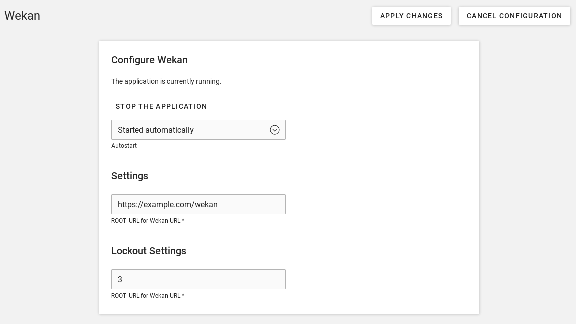 Feature Request: Set Wekan ROOT_URL to FQDN on Univention. Not internal IP address. · Issue #1 ...