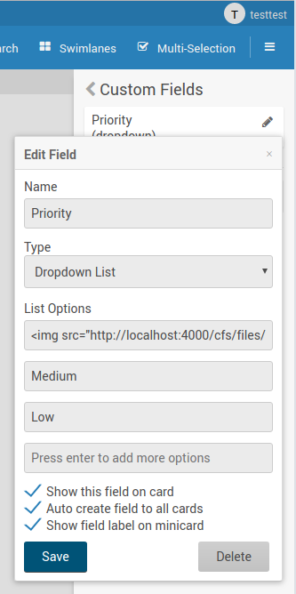 Add feature: Custom Fields · Issue #807 · wekan/wekan · GitHub
