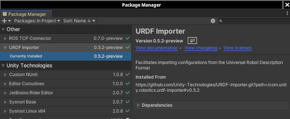 Import Robot From Urdf Stays Greyed Out · Issue 219 · Unity Technologiesurdf Importer · Github