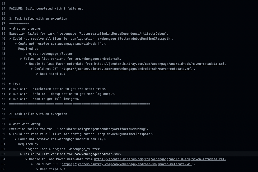 build.gradle Deprecated · Issue #21 · WebEngage/webengage-flutter · GitHub