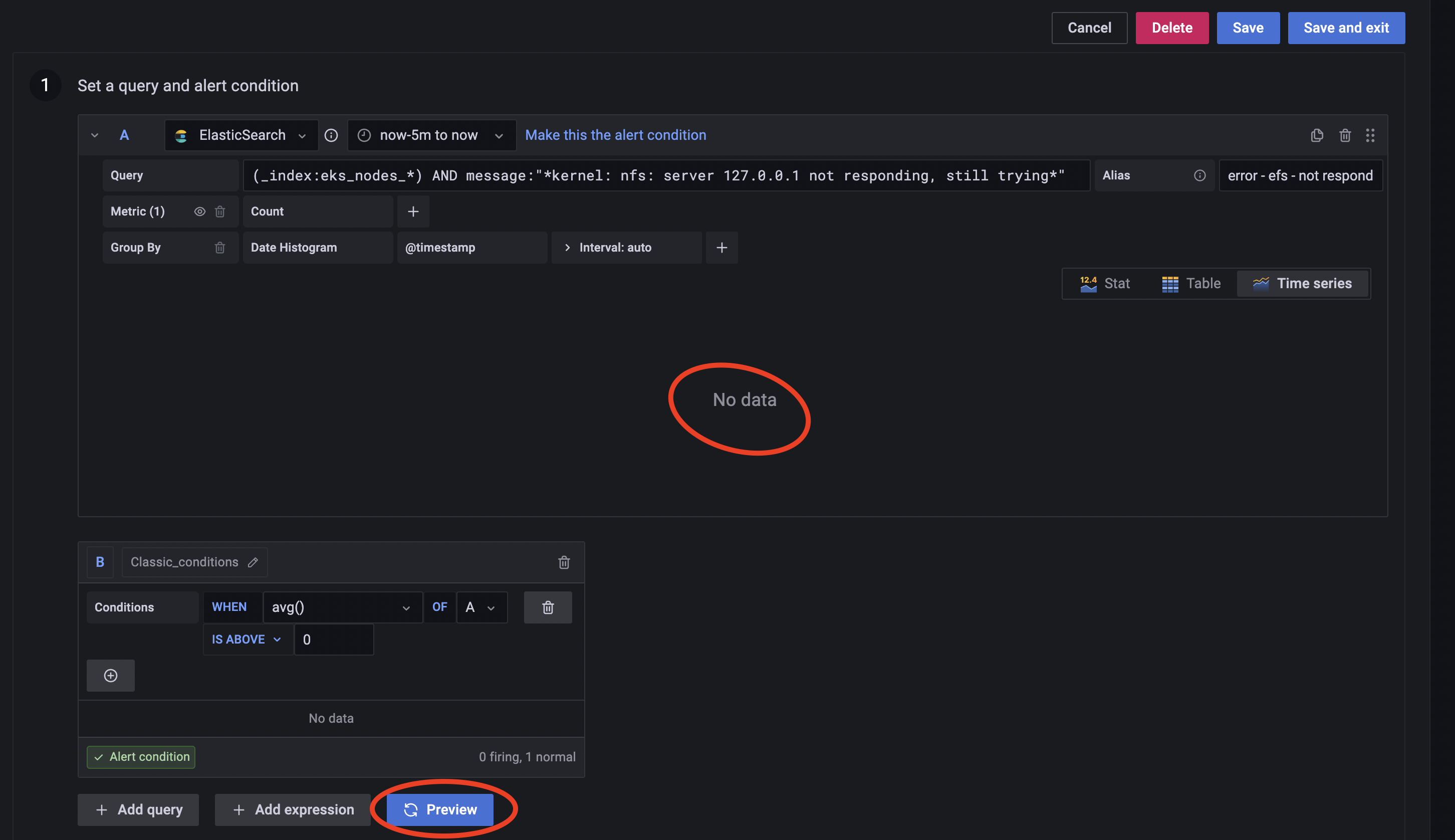 Grafana Alerts Shows No Data For Elasticsearch Datasource · Issue 60614 · Grafanagrafana 4510