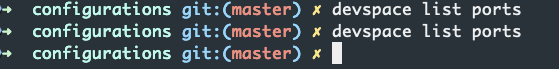 devspace list ports returns nothing · Issue #2133 · devspace-sh/devspace · GitHub